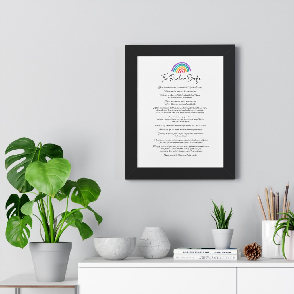 3 Free Rainbow Bridge Poem designs for Print – Rainbow Bridge Online